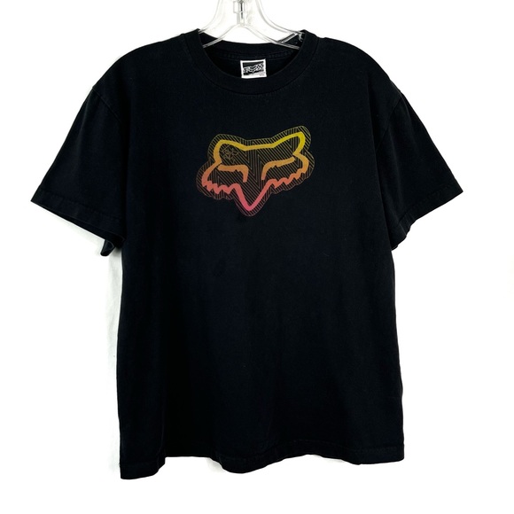 Fox | Tops | Y2k Vintage Fox Racing Broho Black Short Sleeve Baby Tee ...